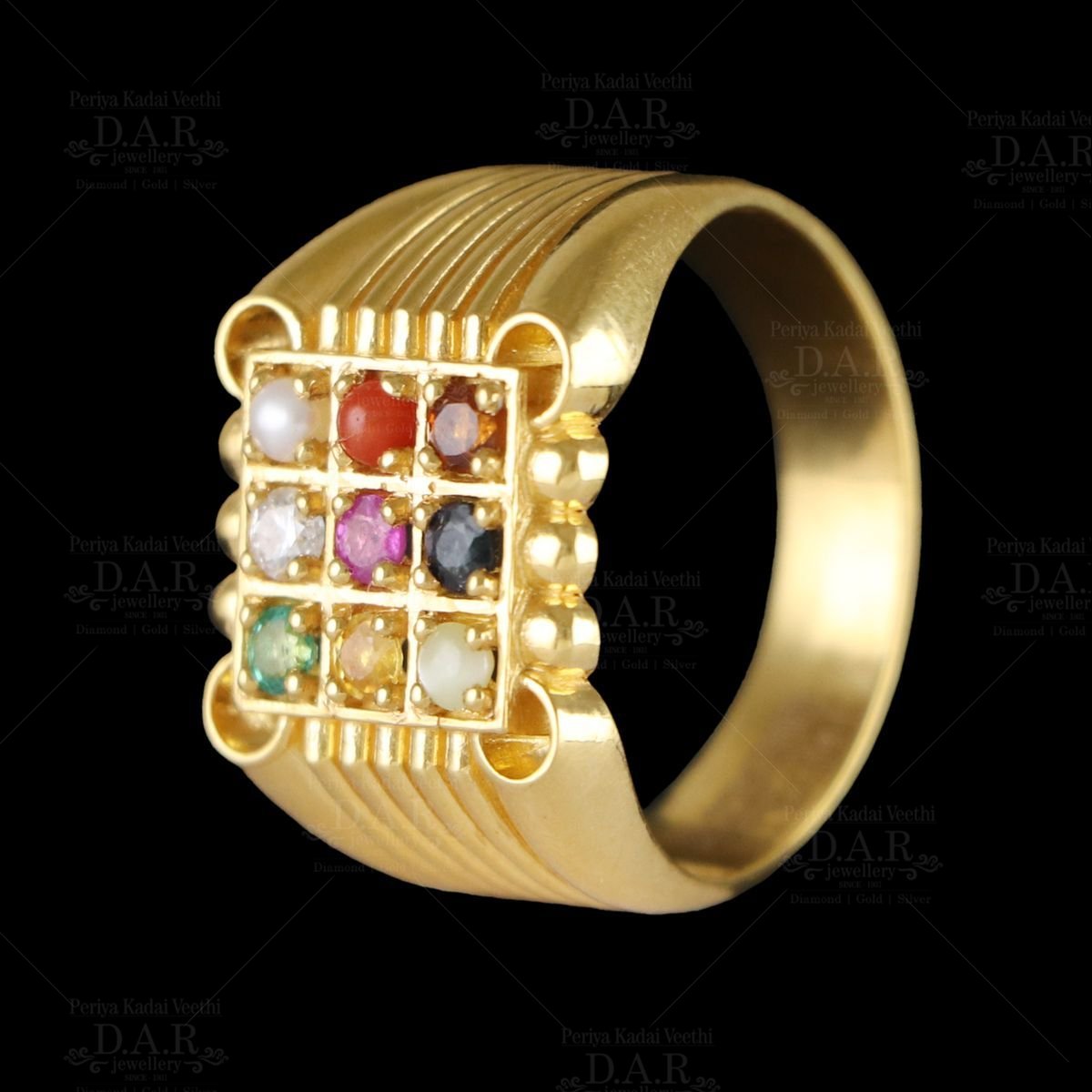 Navaratna ring models for gents store